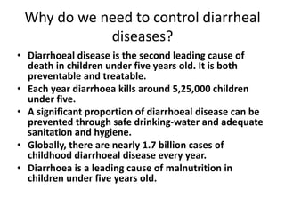 Diarrheal disease control program | PPTX