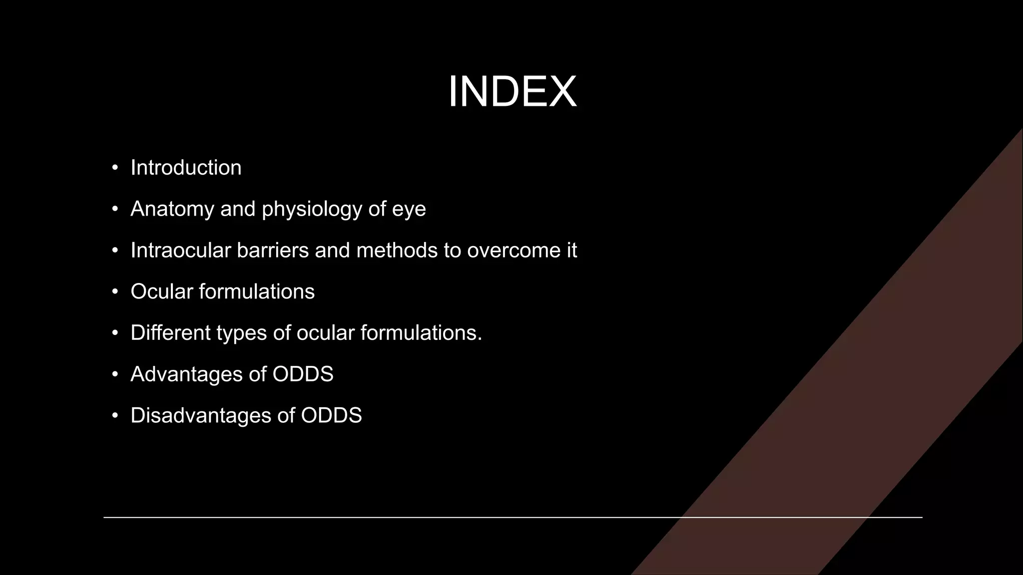 Ocular drug delivery system | PPTX