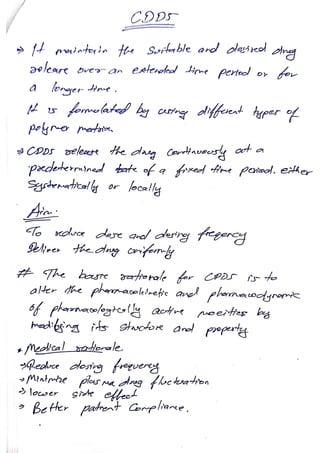 Novel drug delivery system NDDS | PDF