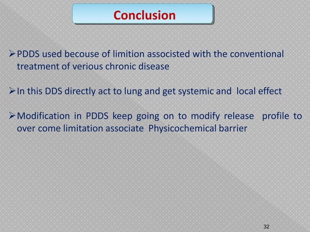 Ndds 10 pulmonary drug delivery system | PPTX