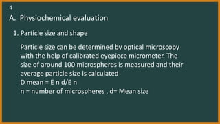 Evaluation of micropraticulate DDS and its applications | PPTX
