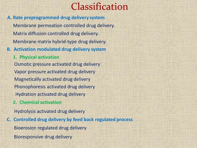 Ndds 6 Implantable Drug Delivery System | PPTX | Chemistry | Science