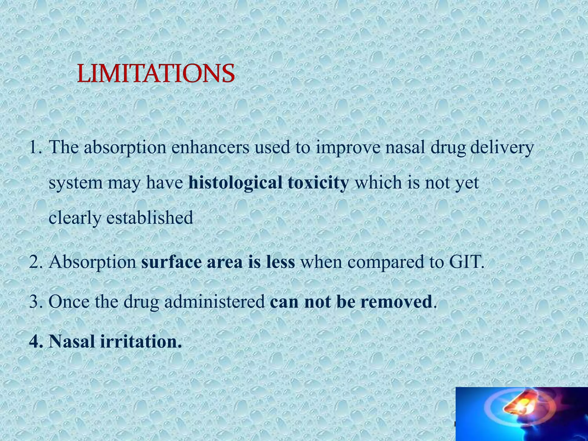 Ndds 9 Nasal Drug Delivery System | PPTX