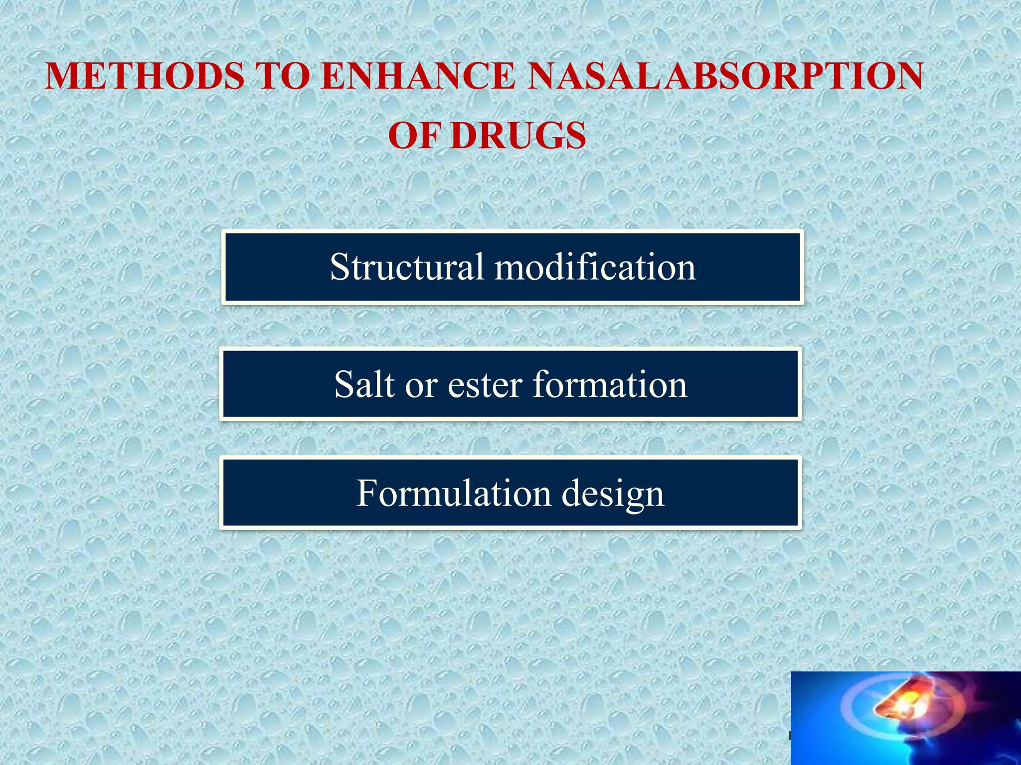 Ndds 9 Nasal Drug Delivery System | PPTX