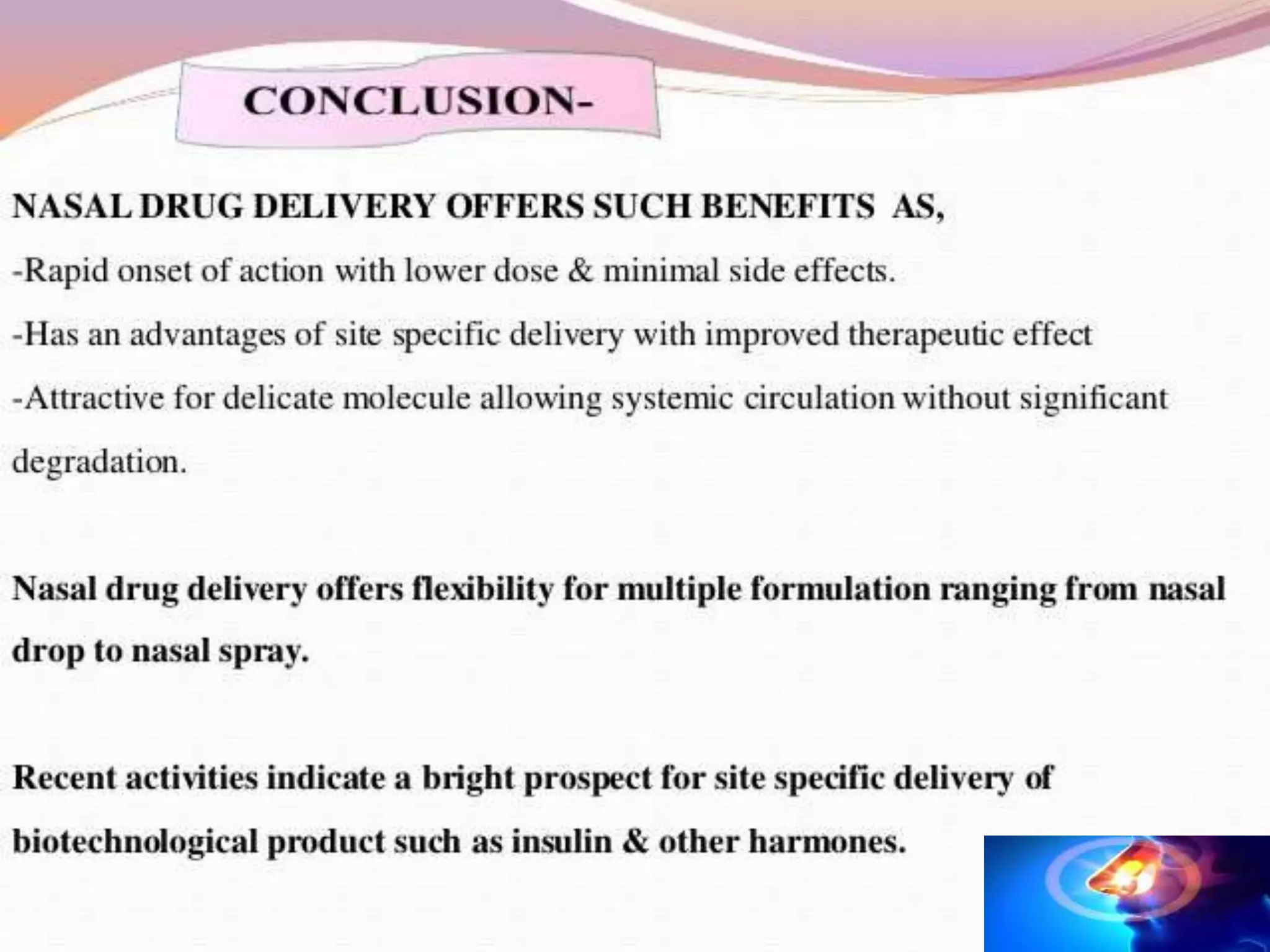 Ndds 9 Nasal Drug Delivery System | PPTX