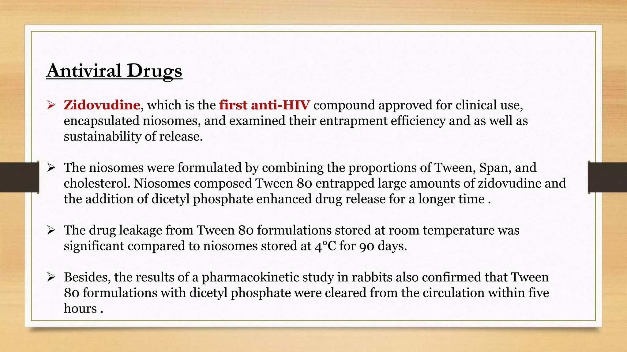 Novel Drug Delivery System PPT(Niosomes).pptx