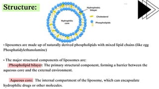 B Pharm 7th Sem Novel Drug Delivery System LIPOSOMES | PDF