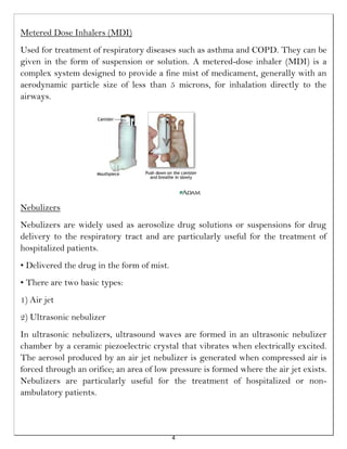Targeted drug delivery to the respiratory system- An article | PDF