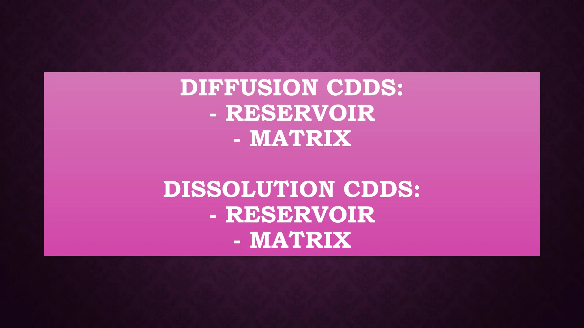 Controlled Drug Delivery System, Unit-I, BP704T: NDDS, Sem-VII, Final ...