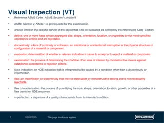 NDE Inspection Techniques -Basic NDT.pptx TTTTTTTTTTTTTTTTTT | PPTX