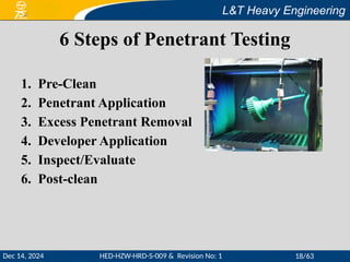 Non Destructive presentation Penetrant Testing | PPT