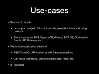 NDev Talk - Serverless Design Patterns | PDF