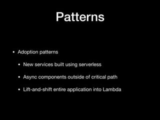 NDev Talk - Serverless Design Patterns | PDF