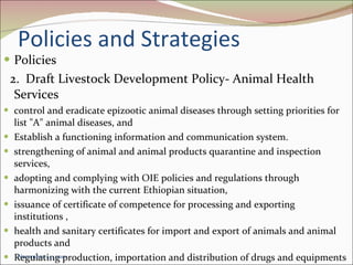 Policies and Strategies to Enhance Dairy Development in Ethiopia | PPT