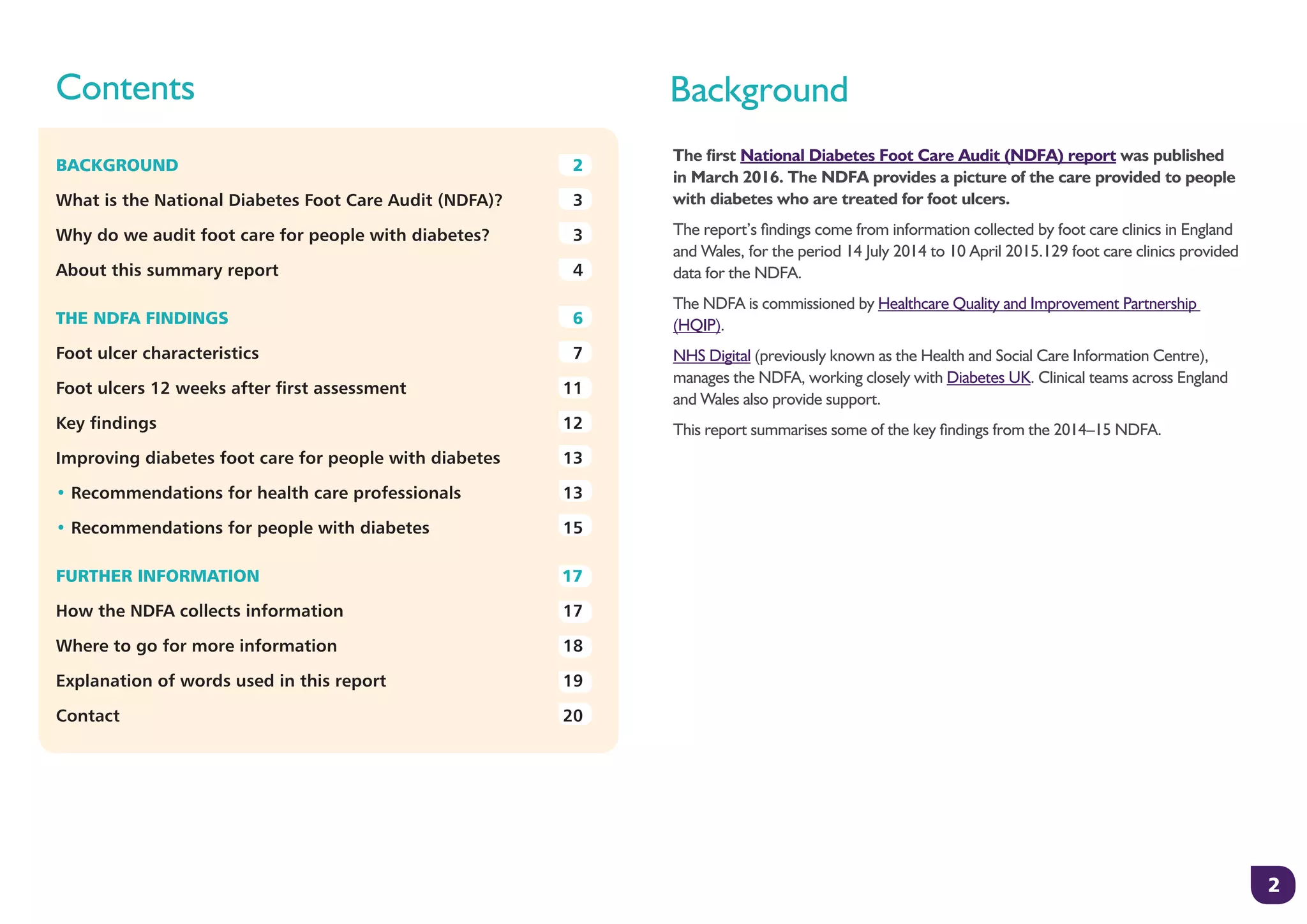 Diabetes Foot Care in England and Wales | PDF