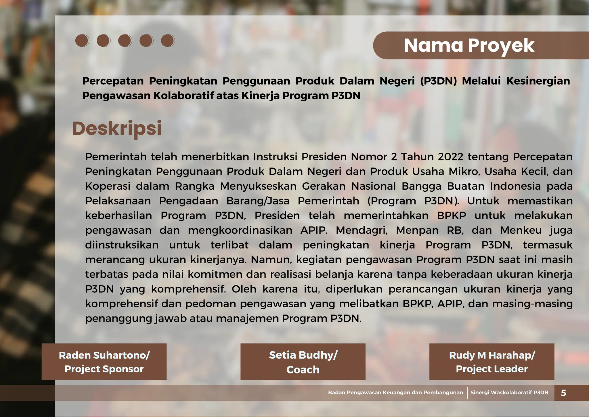 Percepatan Penggunaan Produk DalamNegeri (P3DN) Melalui Kesinergian ...