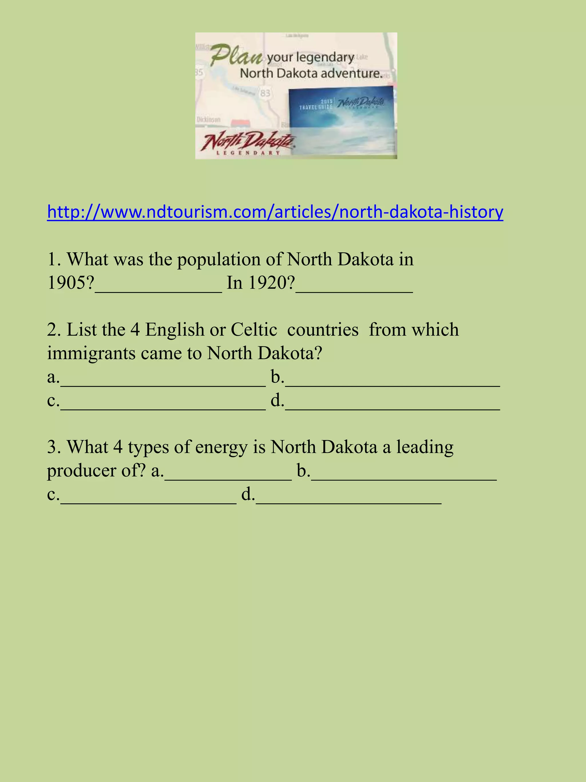 Nd history scavenger hunt | PPTX