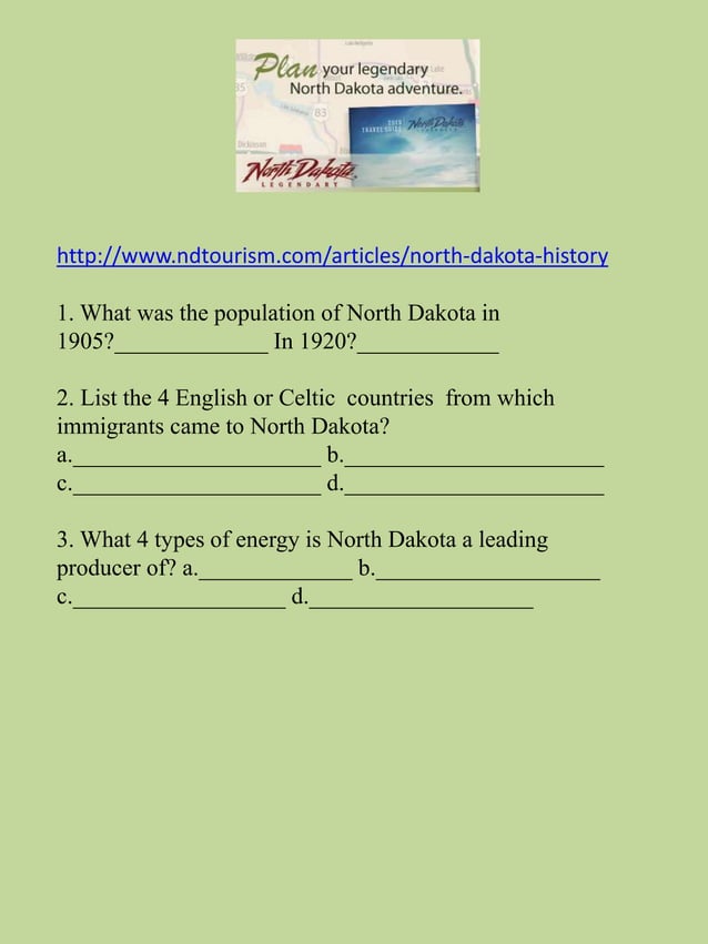 Nd history scavenger hunt | PPTX