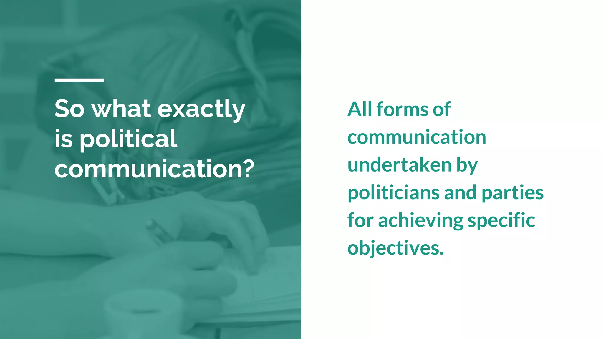Social Media for Political Communication | PPTX