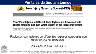 Índice de severidad en trauma | PPTX