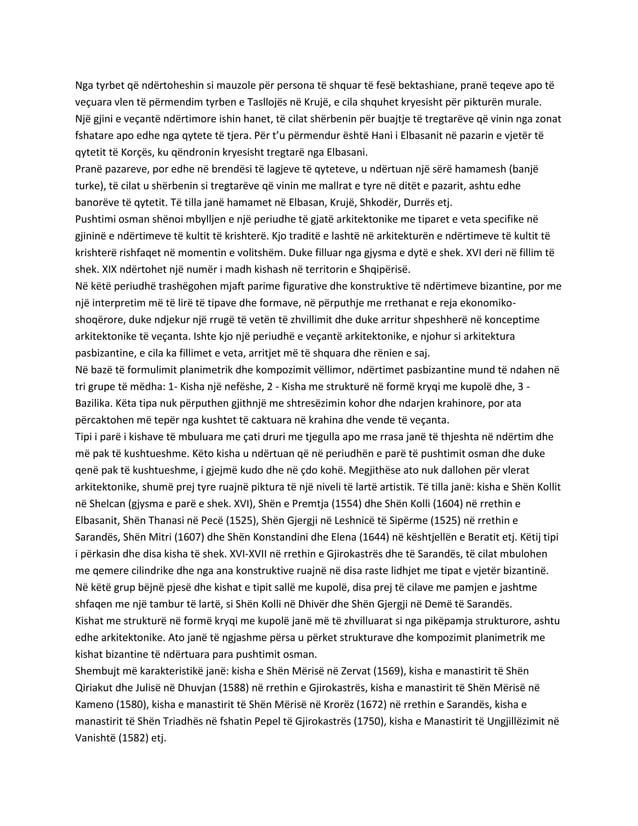 Ndikimi i kultures osmane ne kulturen shqiptare | DOCX