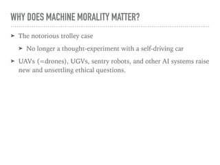 Machine Intelligence and Moral Decision-Making | PDF