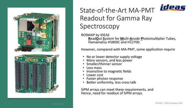 SIPHRA 16-Channel SiPM Readout ASIC | PPT