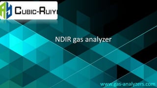Ndir gas analyzer | PPTX