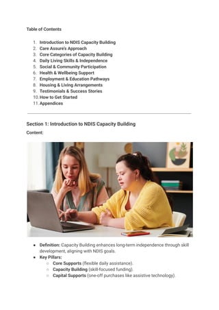 NDIS Capacity Building_ Empower Your Independence withCareAssure.pdf