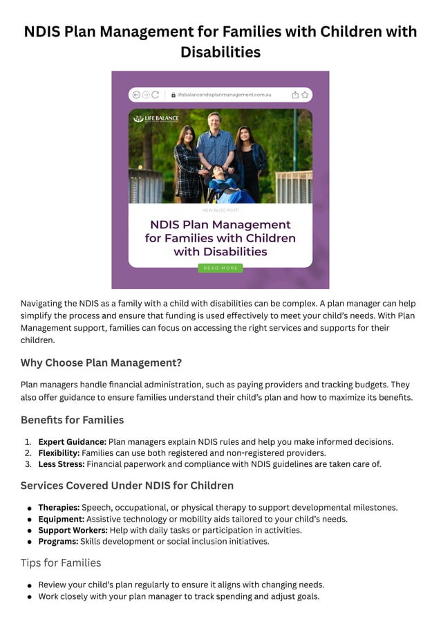 NDIS Plan Management for Families with Children with Disabilities.pdf