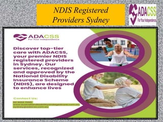 Ndis Registered Providers Sydney | PPTX