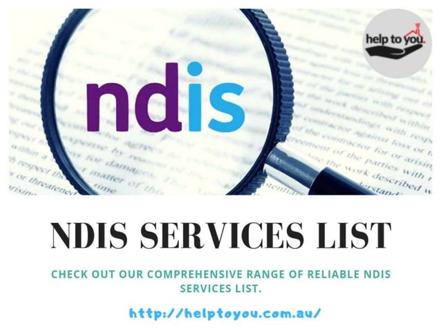 Ndis services list | PPTX