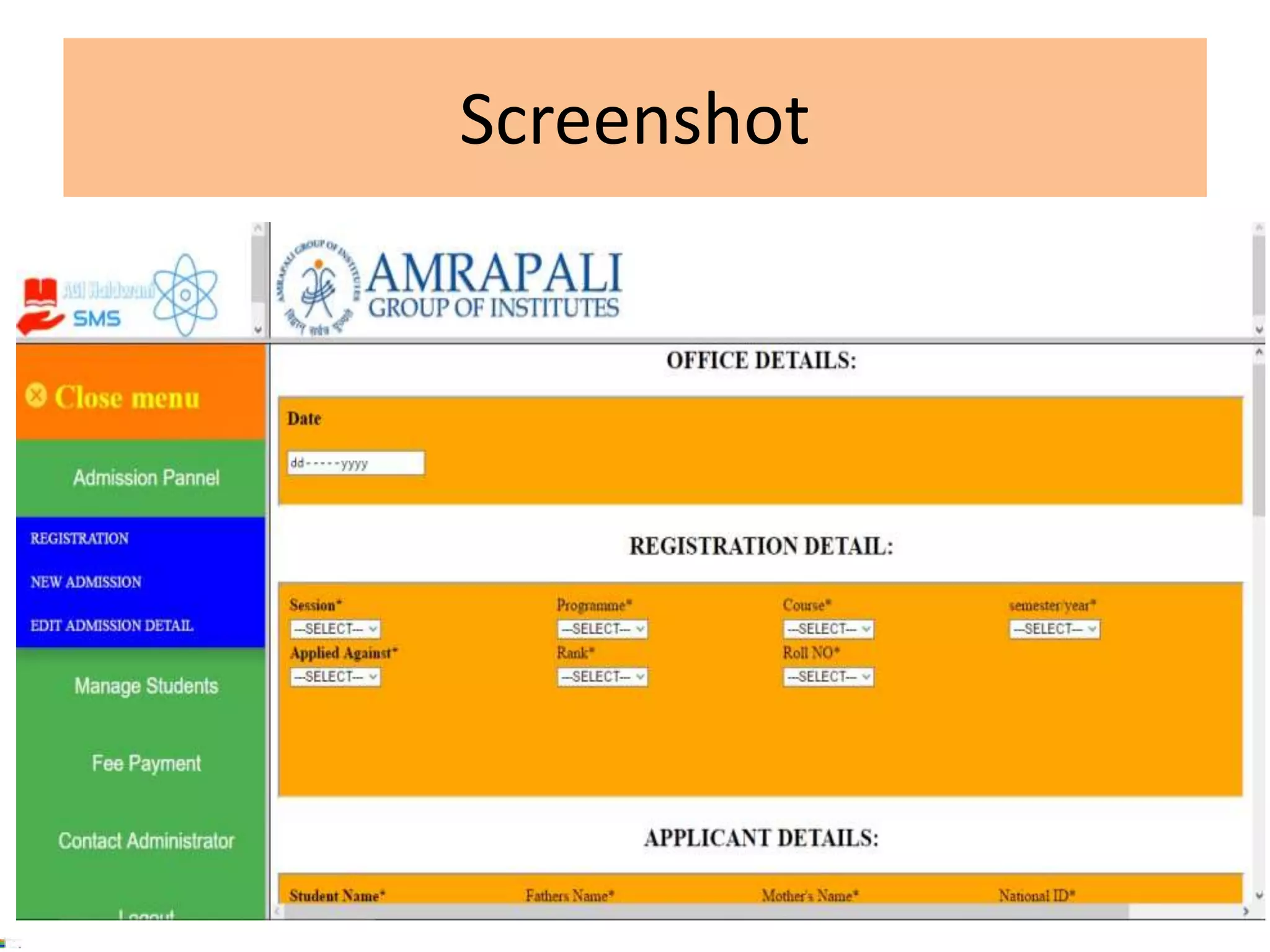 Student Management System best PPT | PPTX
