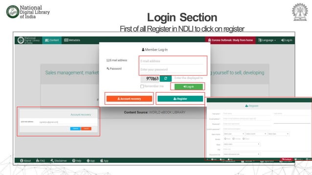 NDLI Orientation Session (National Digital Library)) | PPTX
