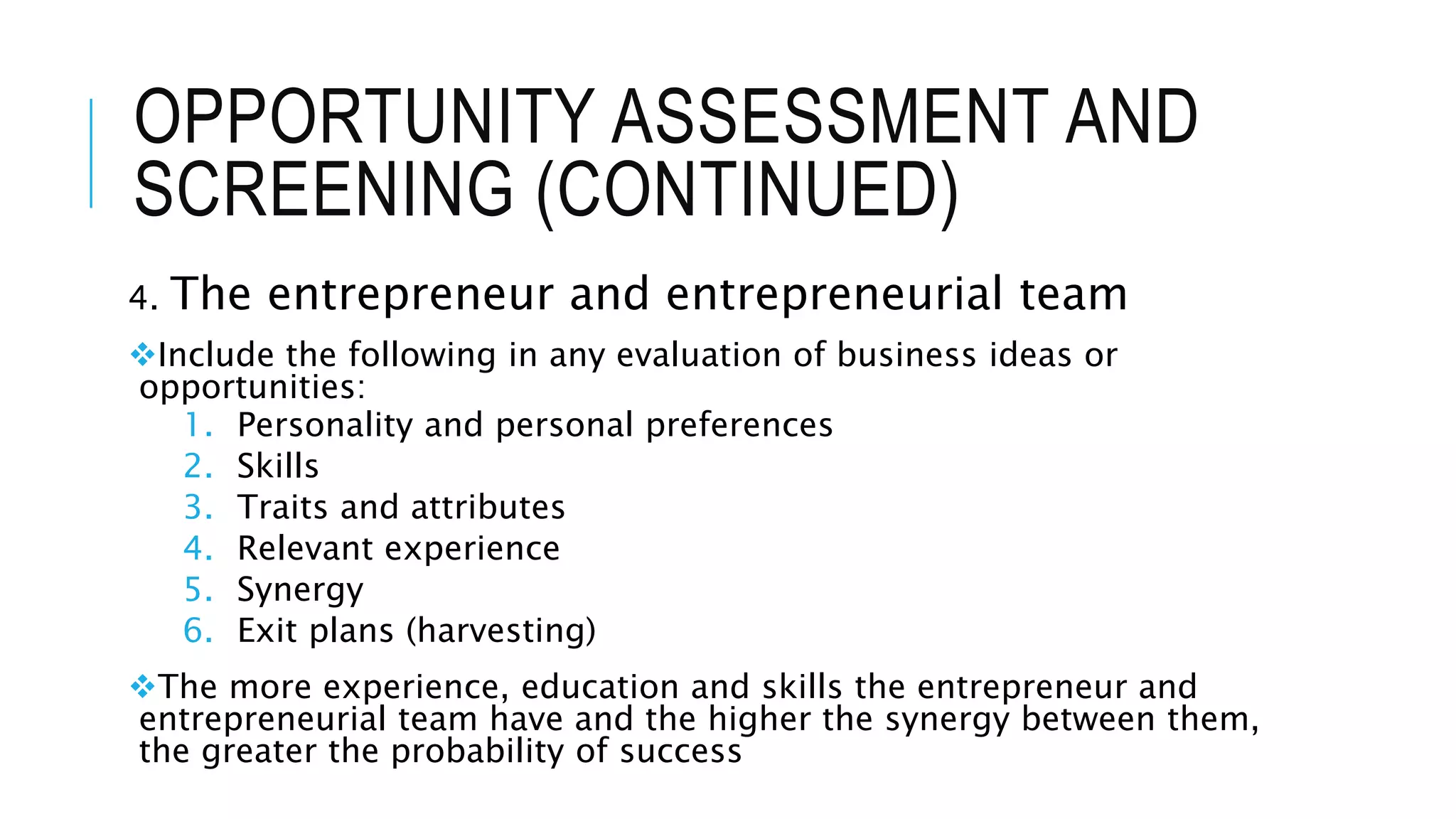 NDLOVU-OPPORTUNITY RECOGNITION AND EVALUATION.pptx