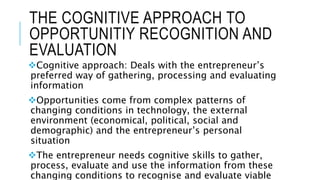 NDLOVU-OPPORTUNITY RECOGNITION AND EVALUATION.pptx