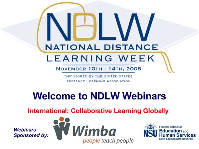 NDLW International Power Point Wimba Wednesday | PPT
