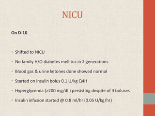 Neonatal Diabetes Mellitus | PPTX