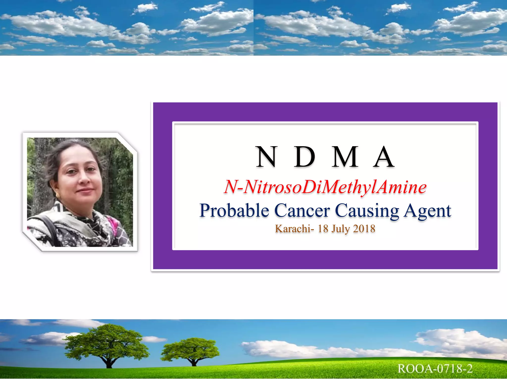 NDMA .. An Unexpected Impurity in Pharmaceuticals | PDF