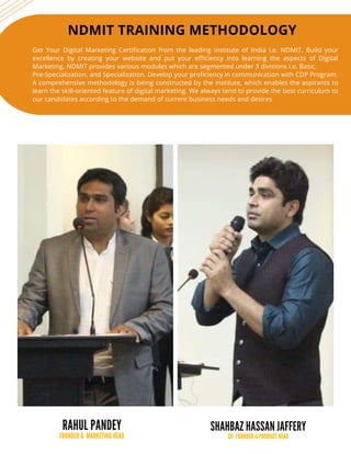 NDMITBroucher Asia leading Digital marketing Institute | PDF