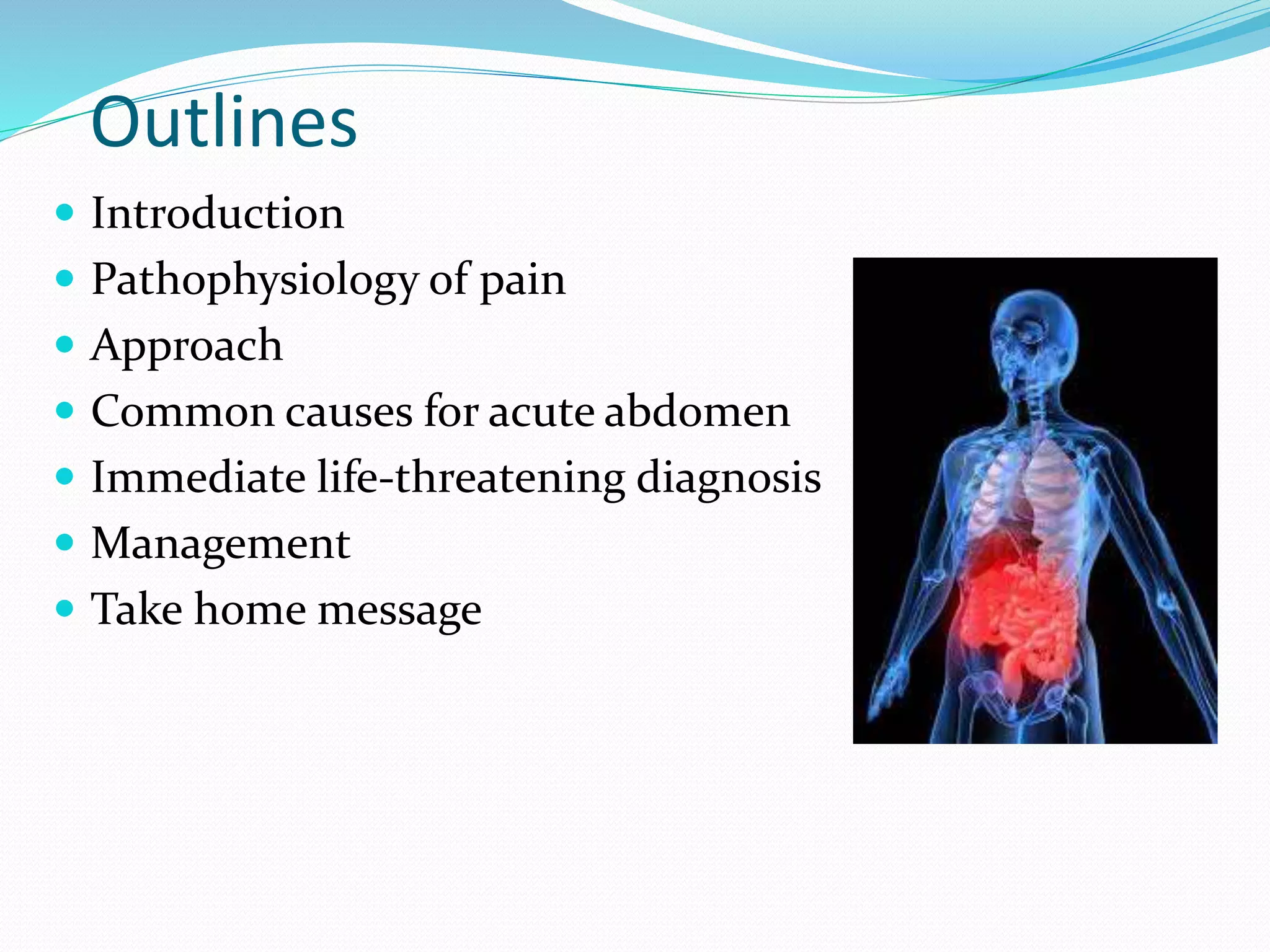 Acute abdomen | PPTX