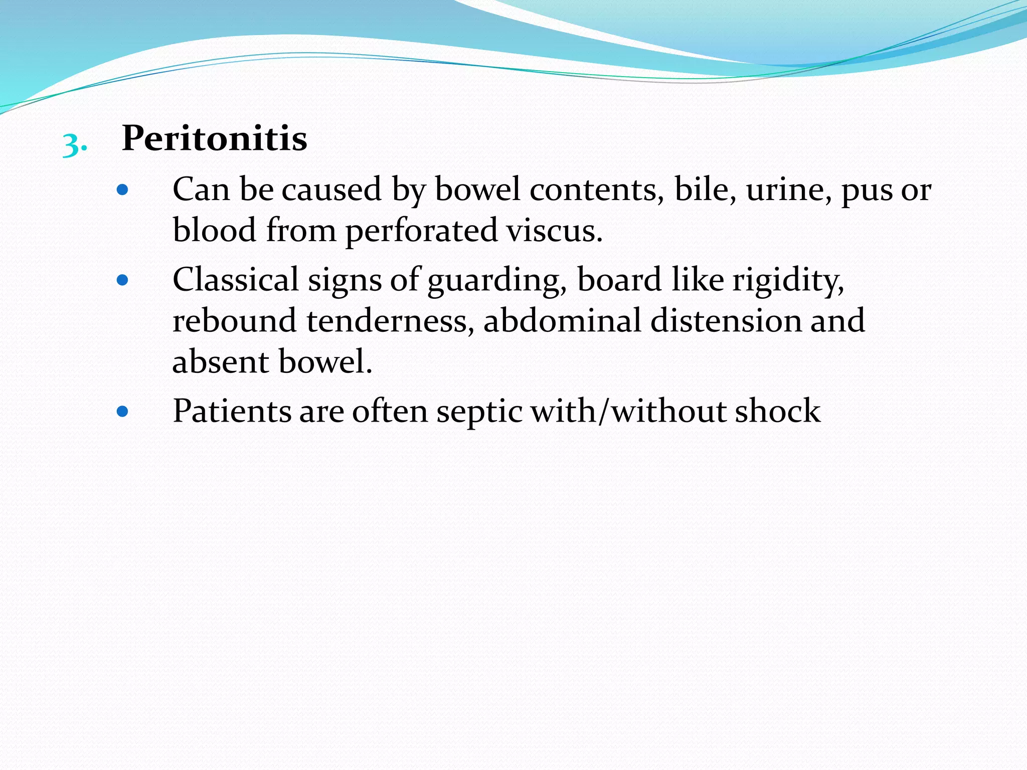 Acute abdomen | PPTX