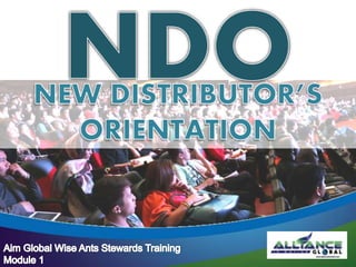 New Distributor's Orientation | PPTX