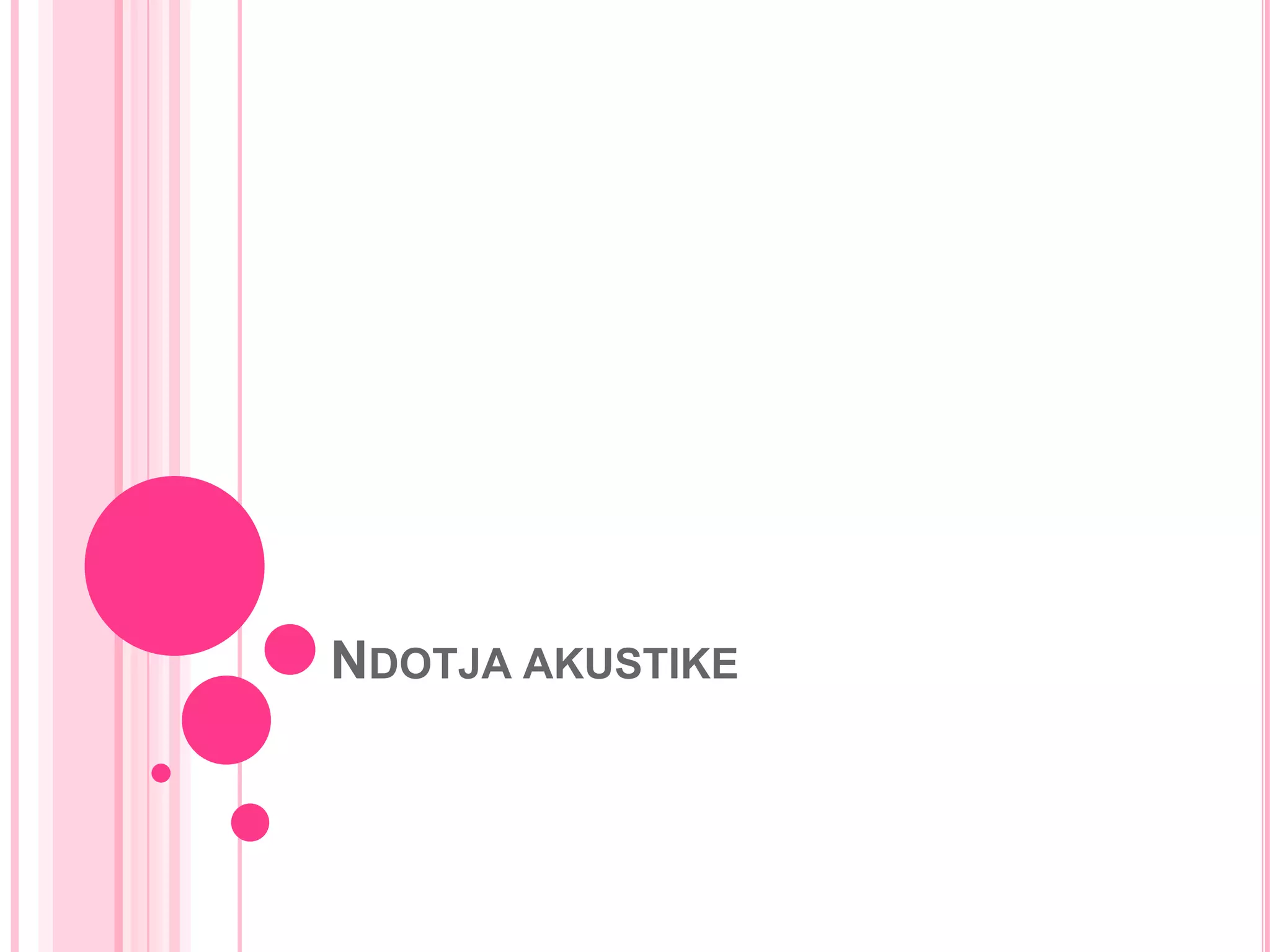 Ndotja akustike | PPTX