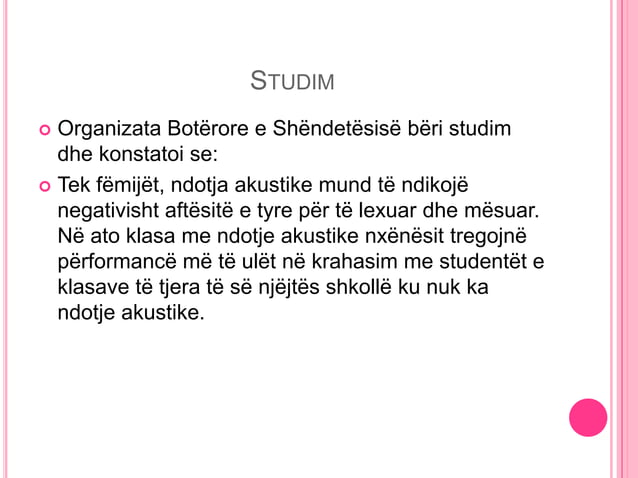 Ndotja akustike | PPTX