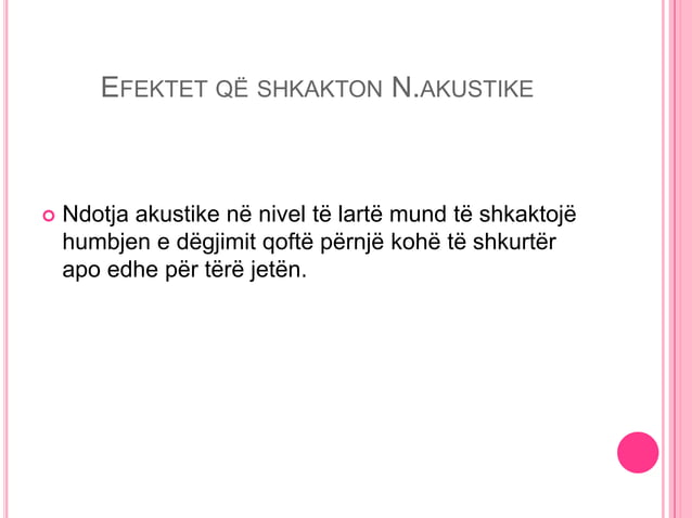 Ndotja akustike | PPTX