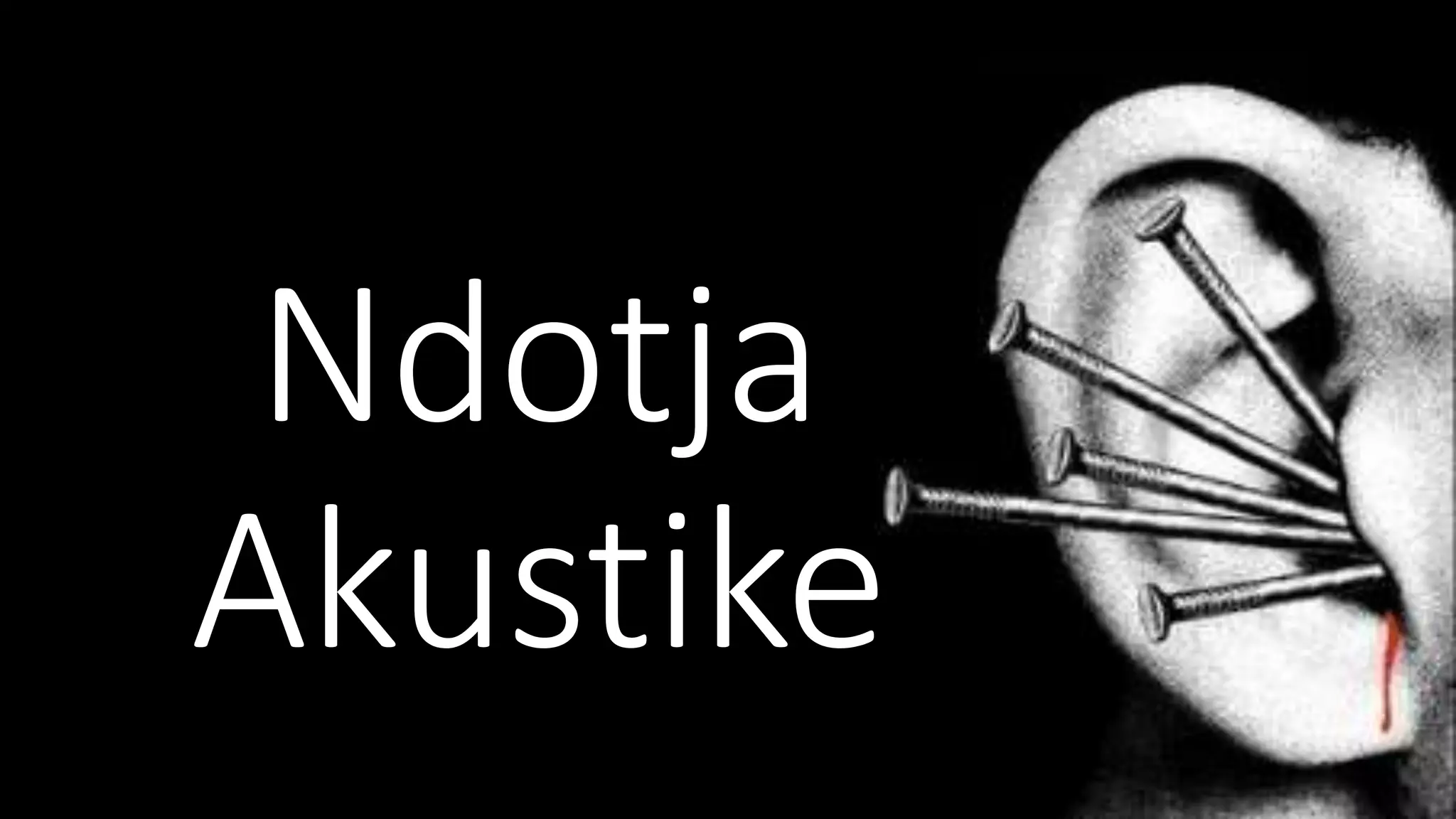 Ndotja akustike | PPTX