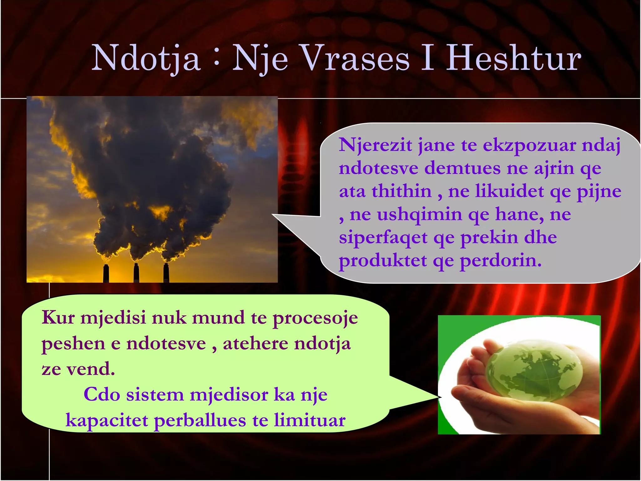 Ndotja e Mjedisit | PPT