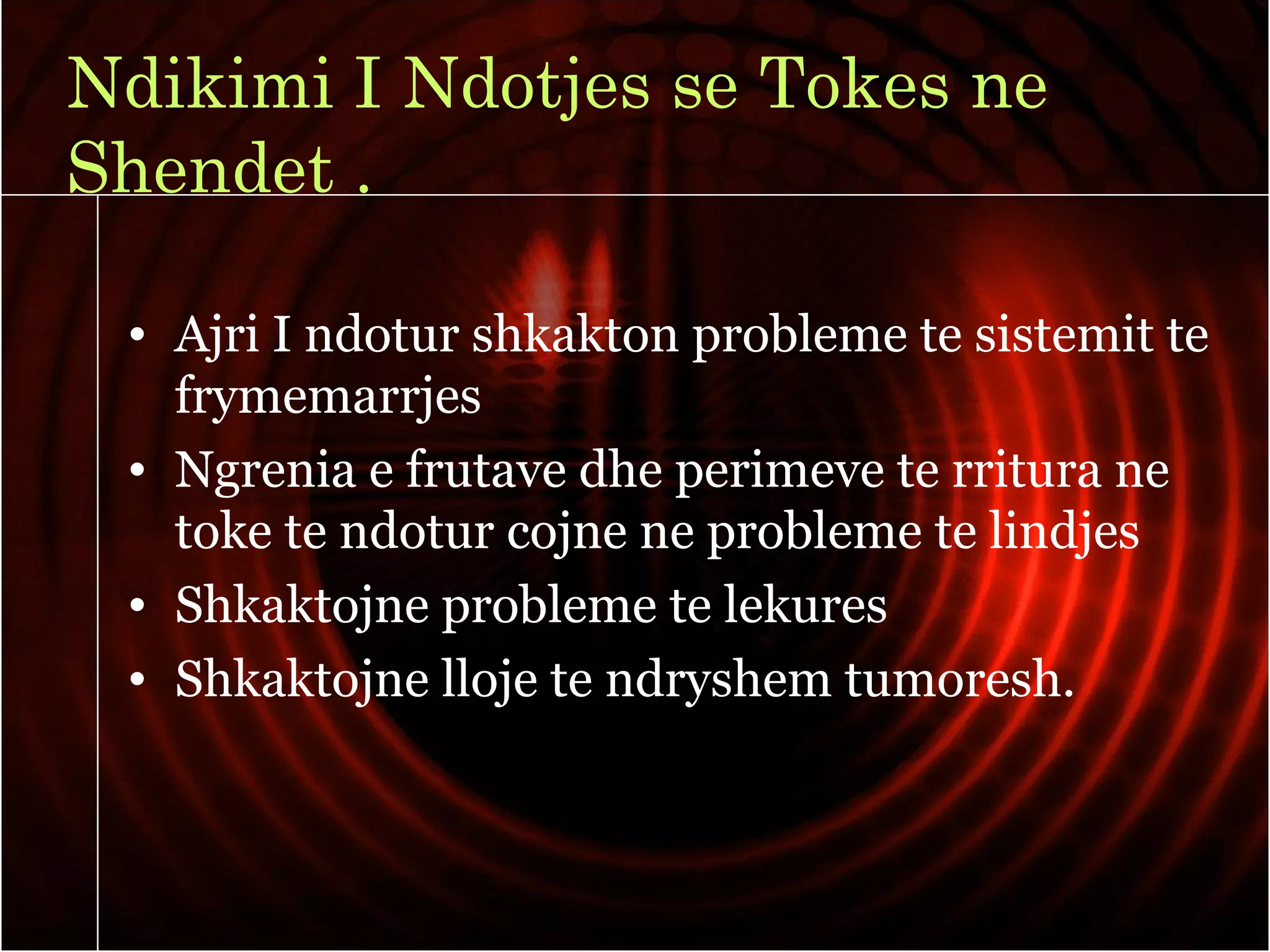 Ndotja E Mjedisit Ppt