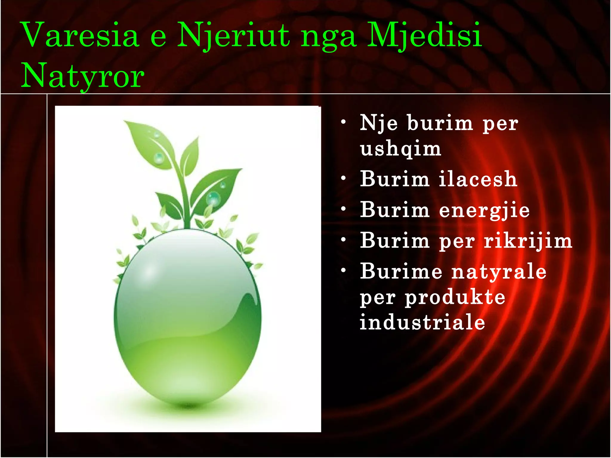 Ndotja E Mjedisit Ppt
